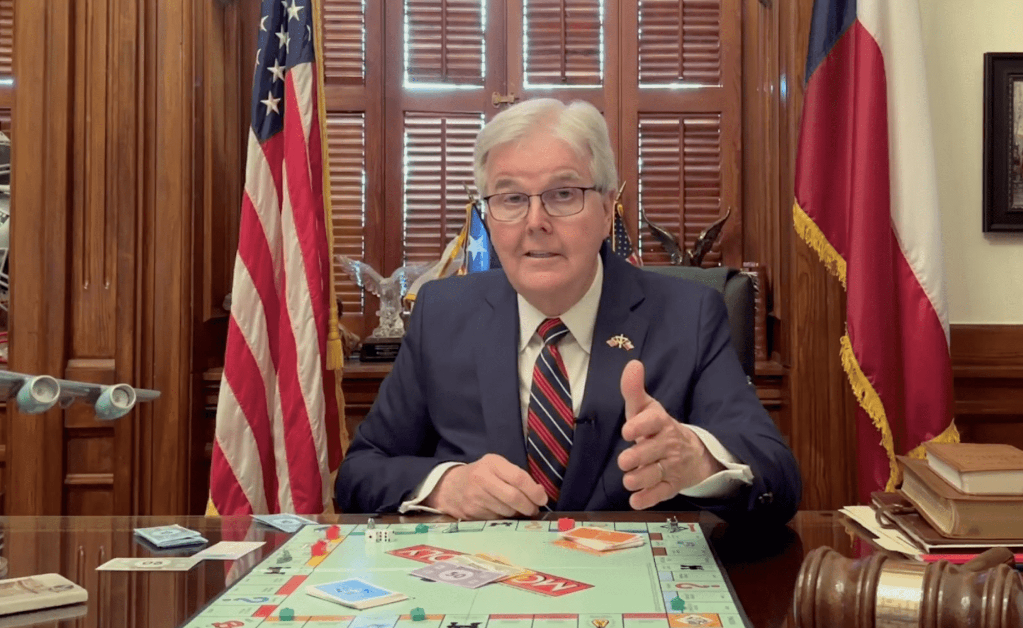 Dan Patrick Uses Board Game To Make His Case for the Homestead ...