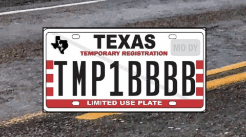Texas Officially Phases Out Temporary Paper License Plates - Texas ...